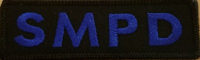 SMPD Patch With Hook & Loop Fastener Tactical Morale Police Emblem | eBay