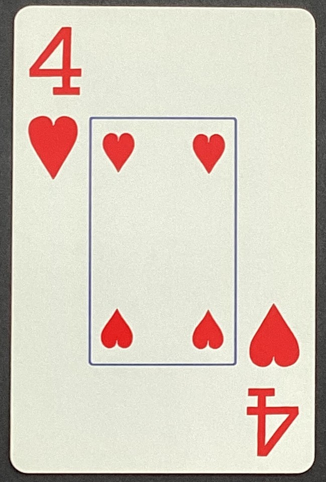 Cat Vintage Single Swap Playing Card 4 Hearts | eBay