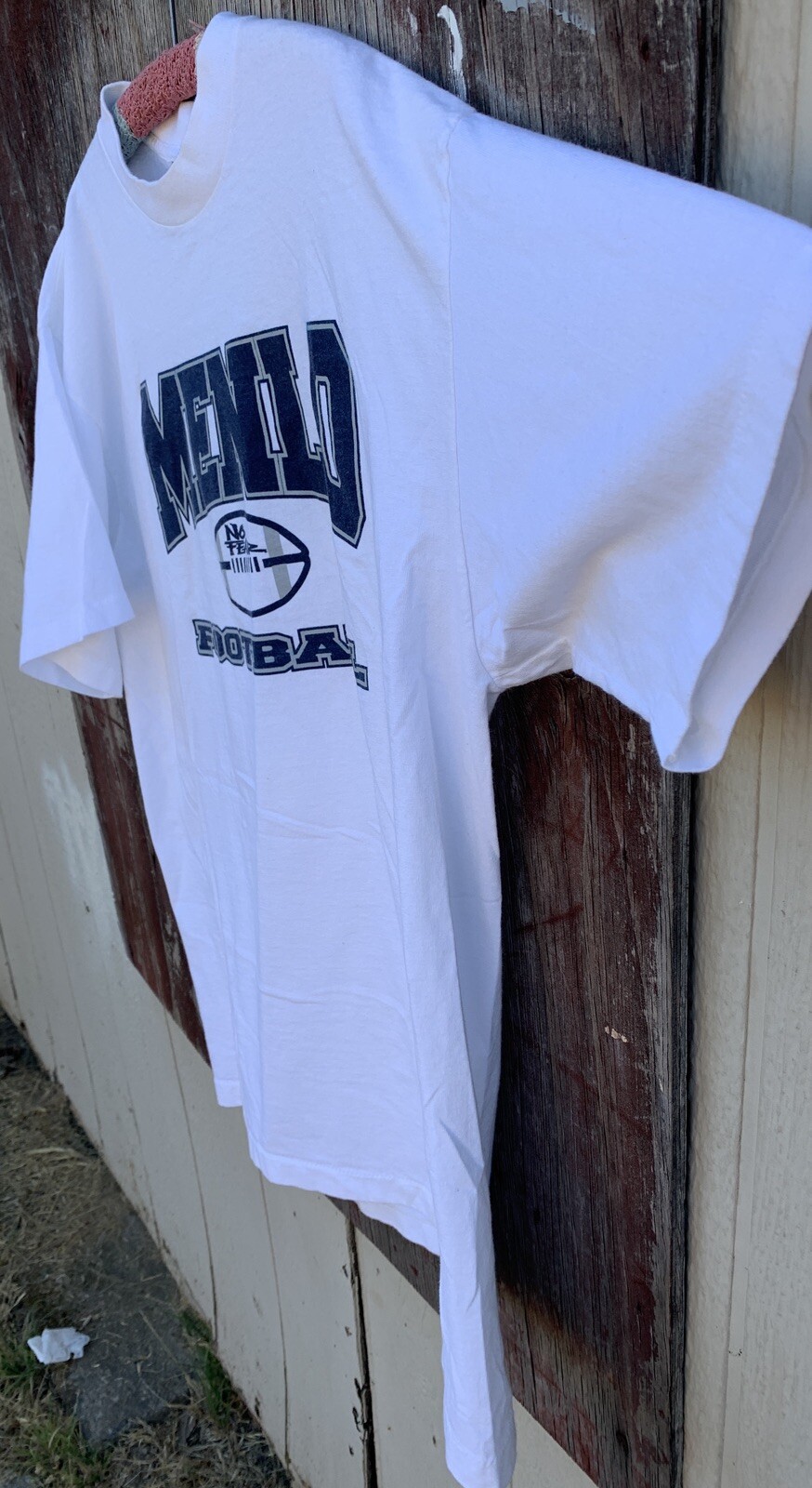 Vintage No Fear Menlo Football T Shirt Single Stitch Made In USA 1990s ...