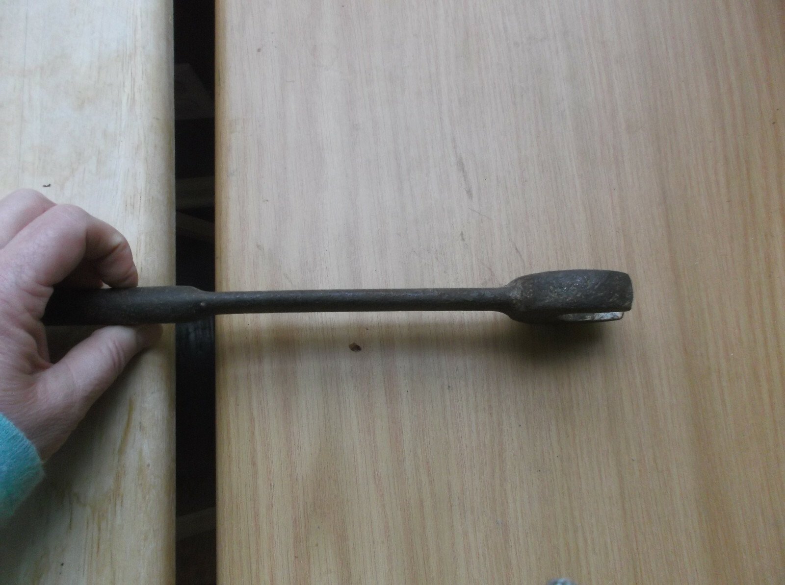 Vintage Spud Pointed End Steel Iron Workers forged Wrench | eBay