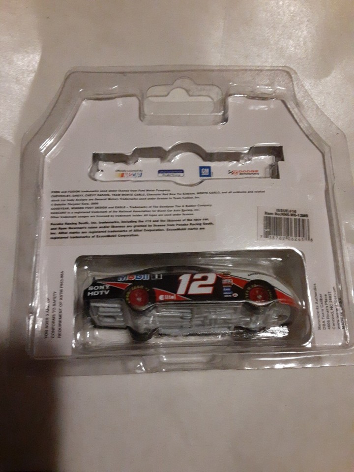 Ryan Newman Team Caliber 1/64 Pit Stop #12 Mobil 1 2006 Diecast Car ...