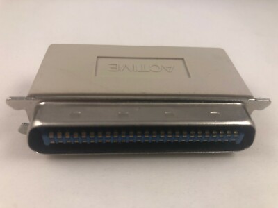 50-PIN CENTRONICS Male SCSI-1 Active Terminator with LED light - USED ...