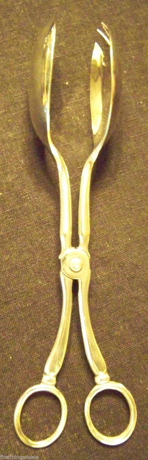 EUROPEAN ENGLISH SHEFFIELD SILVER SERVING TONG / SALAD TONG SETS 1 PAIR ...