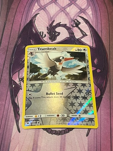 Trumbeak - 107/149 Sun & Moon Pokemon Reverse Holo Foil Rare Nice! | eBay