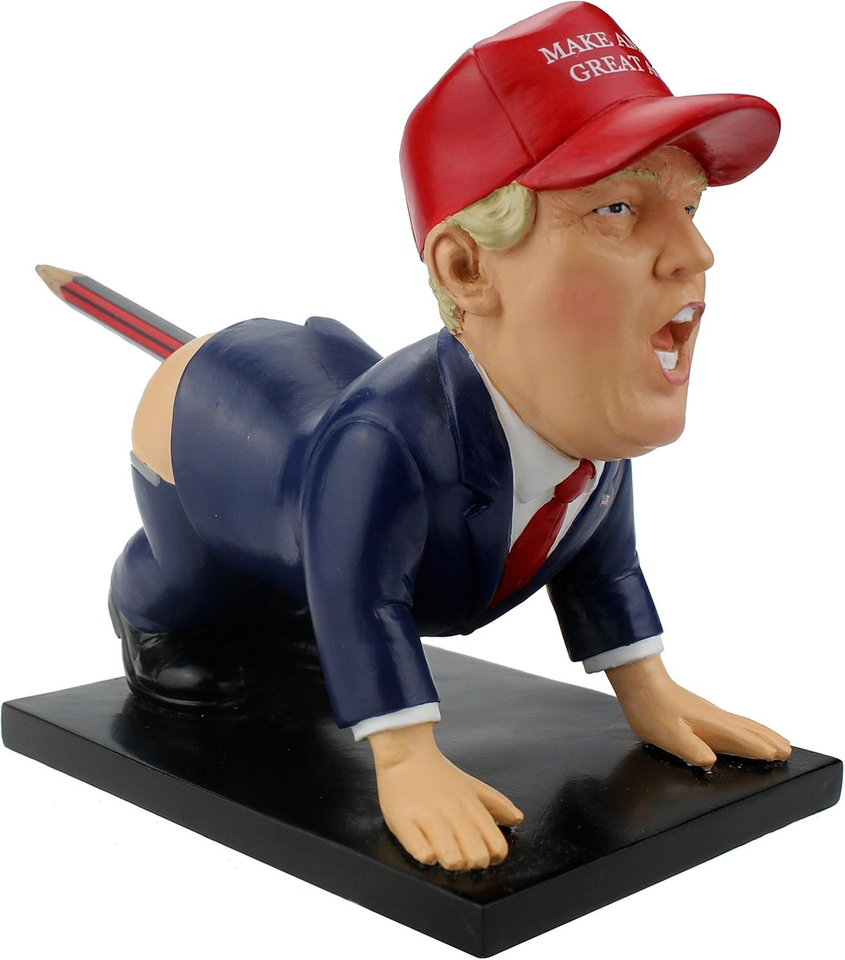 The Original Dump-A-Trump Pen Holder - Funny Donald Trump White ...