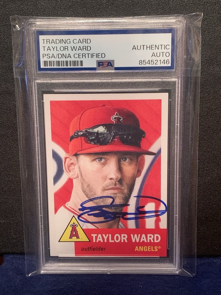 Taylor Ward 2022 Topps Living Set Auto Card #524 Anaheim Angels PSA | eBay