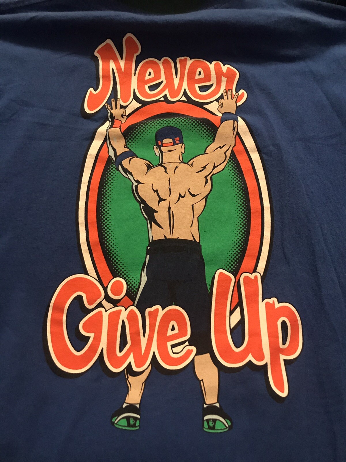 WWF WWE John Cena “Respect. Earn It.” Used T-shirt XXL - Gem