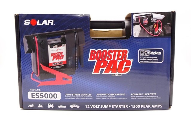 Booster Pac ES5000 1500 Peak Amp 12v Jump Starter for sale online | eBay
