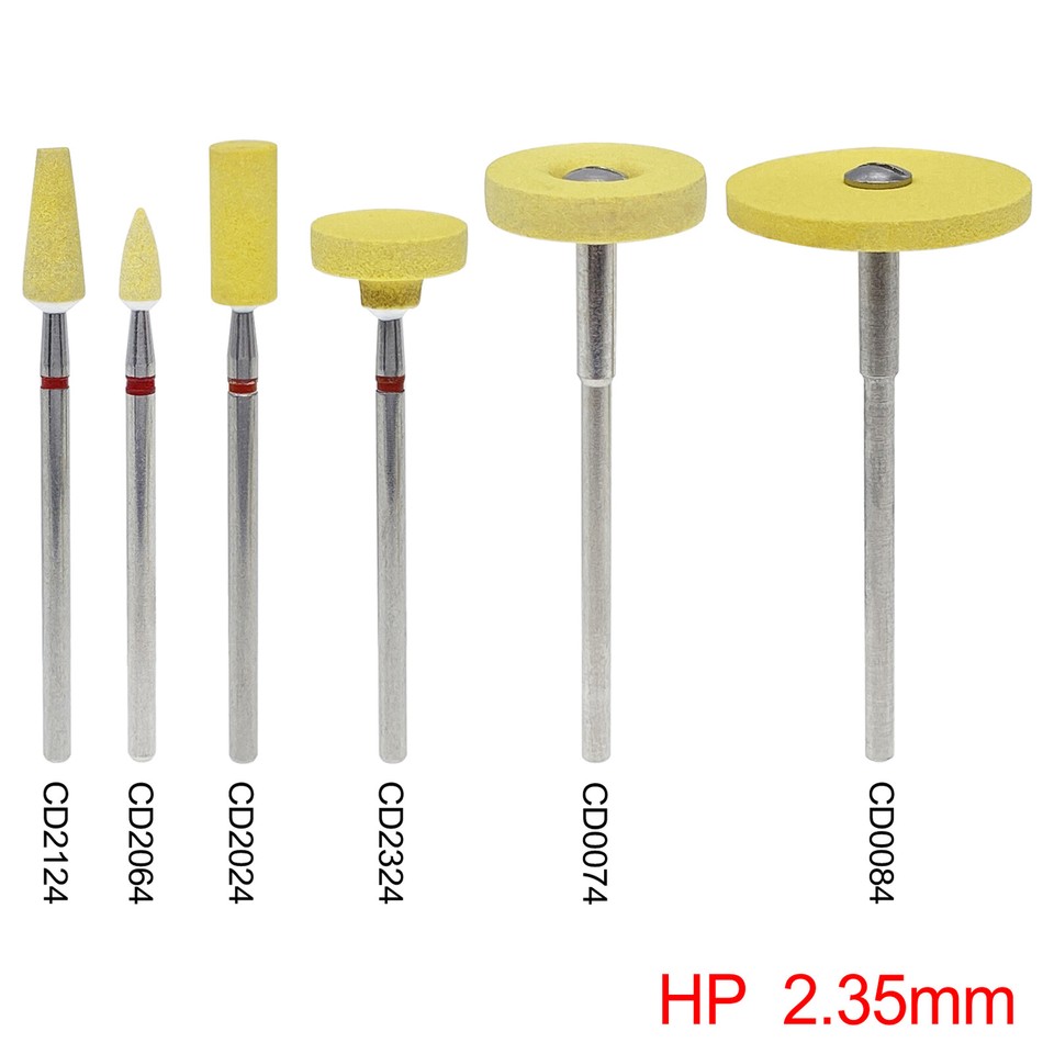 Dental Lab Burs Ceramic Rubber Diamond Grinder Zirconia Porcelain HP RA ...