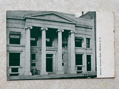 G1624 Postcard Mitchell National Bank Mitchell SD South Dakota | eBay