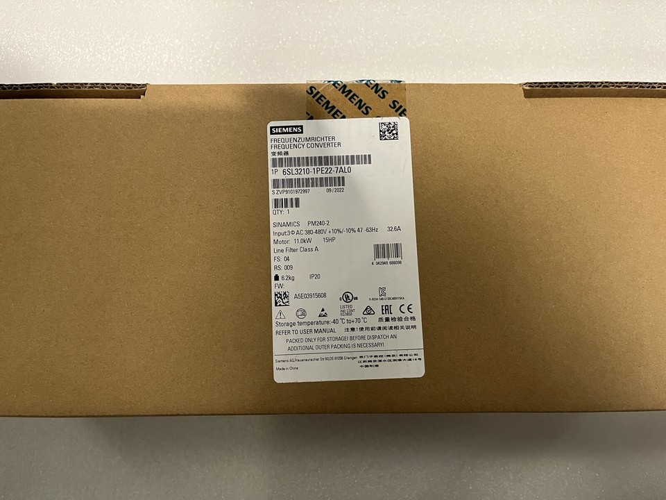 Siemens New Sealed Power Module Inverter 6SL3210-1PE22-7AL0 In stock | eBay