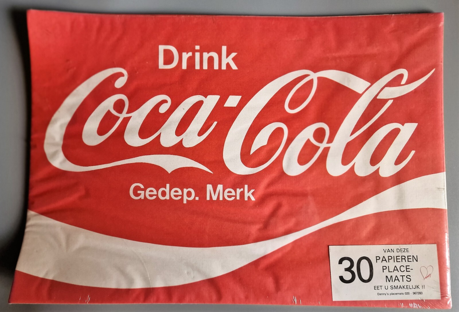 90 x Vintage 1970s German Coca Cola paper Place Mats Gedep Merk | eBay UK