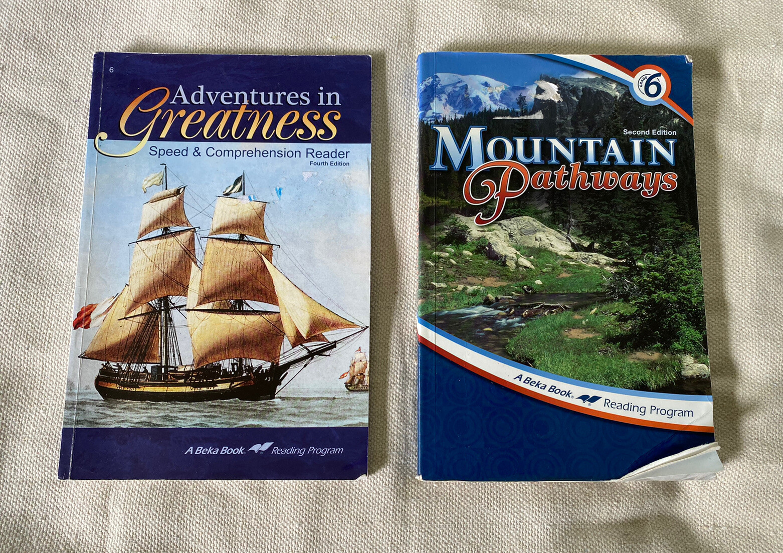 2 ABEKA Gr 6 READERS Adventures Greatness 2nd 4th Ed. Mountain Homeschool READ! | eBay