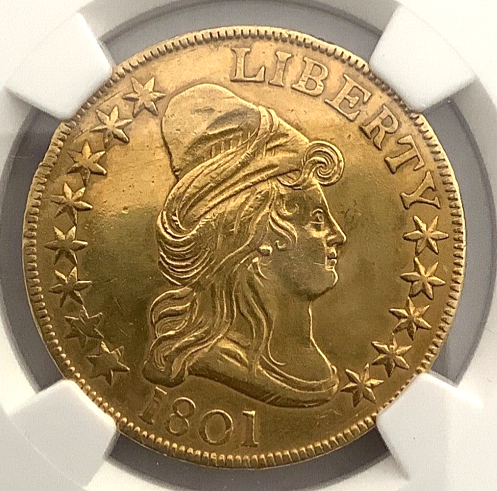 1801 $10 Capped Bust Gold Eagle- NGC -AU Details!- Rare Type Coin! | eBay