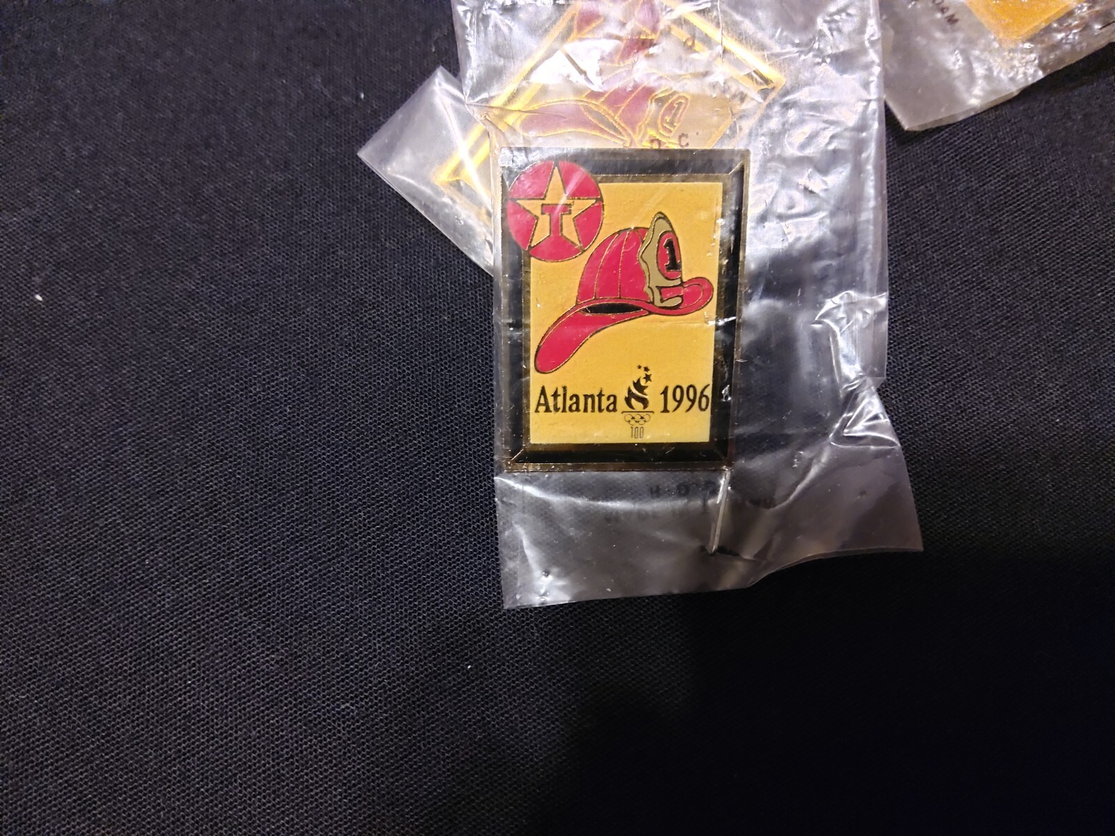 Vintage 1996 Atlanta Olympics- Red Chief Fire Hat - Texaco | eBay