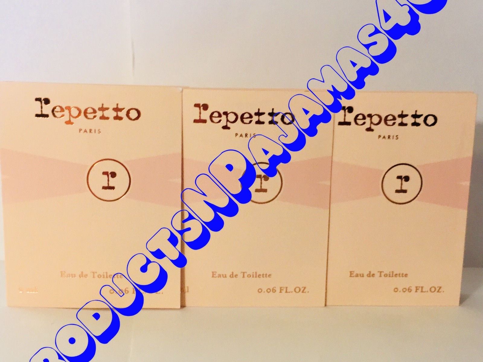 LOT of 3~Repetto REPETTO R Eau de Toilette .06fl.oz/2ml CARDED SAMPLES ...