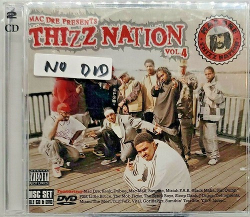 Thizz Nation, Vol. 4 by Mac Dre (CD, Oct-2005, Thizz Entertainment) Hip ...