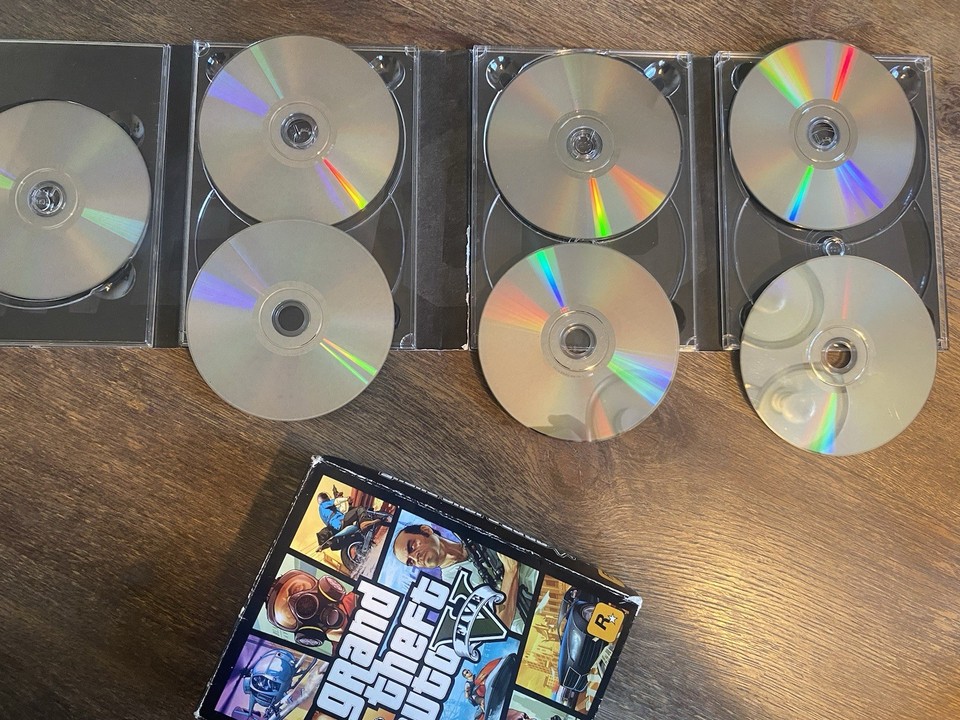 Grand Theft Auto V GTA 5 (PC, DVD-ROM) 7-Disc Set | eBay