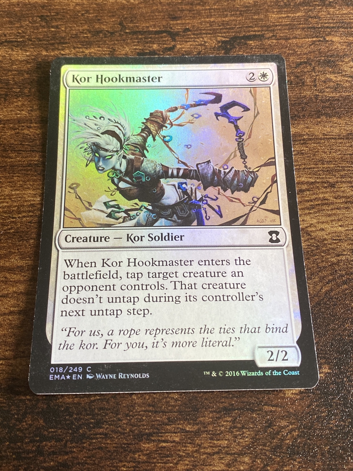 Magic the Gathering MTG Kor Hookmaster (18) Eternal Masters Foil C8979* | eBay