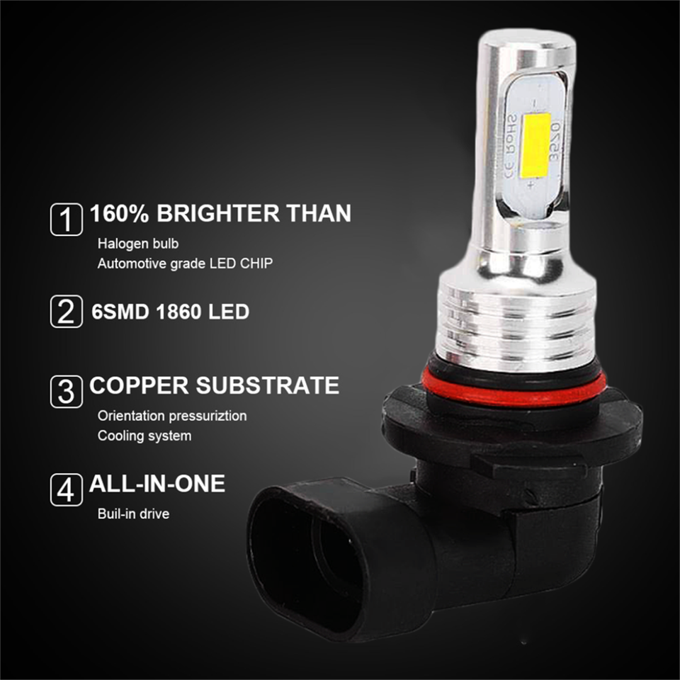 For Honda Civic EX-L EX LX Coupe 2-Door 1.8L 2006-2013 LED Headlight ...