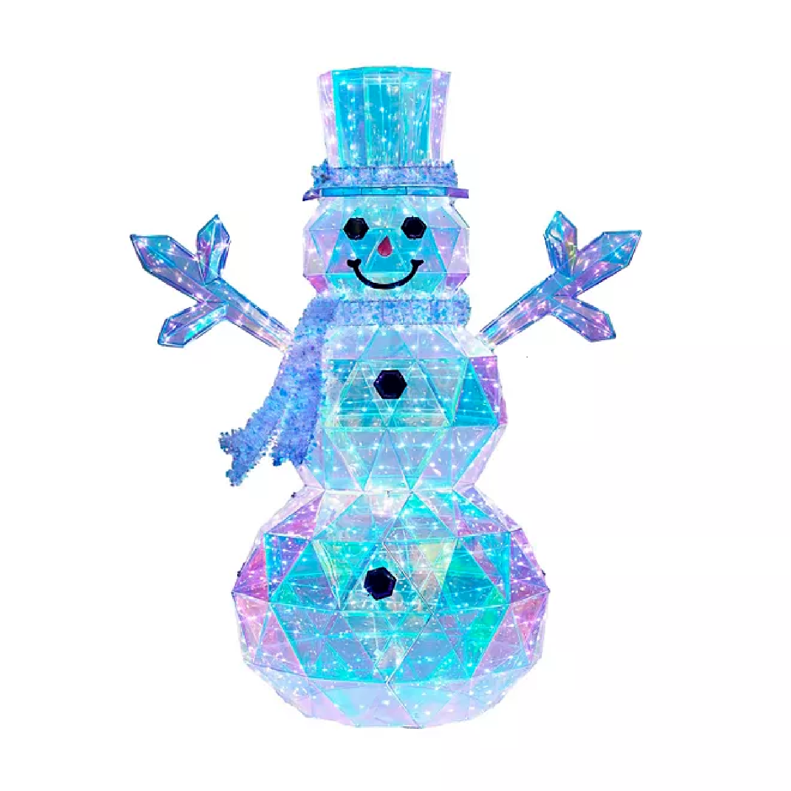 Member's Mark 67-174 Pre-Lit Prismatic Snowman Decoration for sale ...