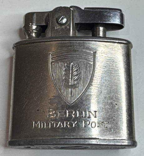 Vintage Ronson Lighter / Berlin Military Post / JW / Engraved / USA ...