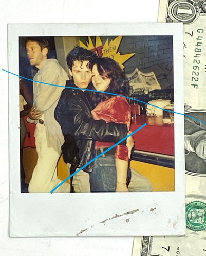 ca. 1980's *GREASER KID & GIRLFRIEND* POLAROID COLOR PHOTOGRAPH | eBay