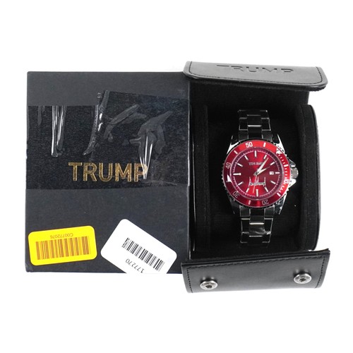 Trump Victory Fight Fight Fight Red Beauty Commemorative Men's Watch W ...