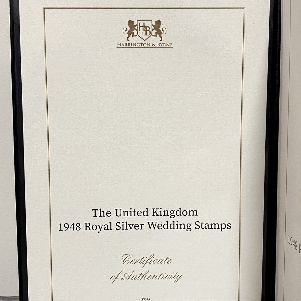 Harrington & Byrne GB Royal Silver Wedding Stamps 1948 Collection Stamp ...