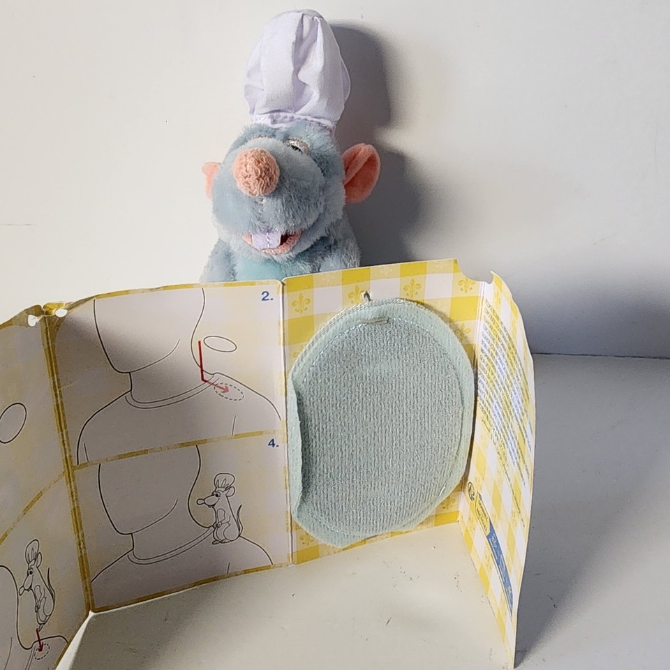Disney Parks Remy Shoulder Plush Ratatouille Magnet Plush EPCOT Little ...