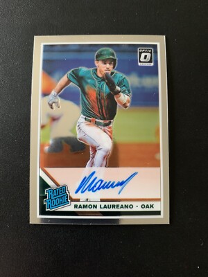 2019 Donruss Optic Ramon Laureano Autographed Rated Rookie RC Auto ...