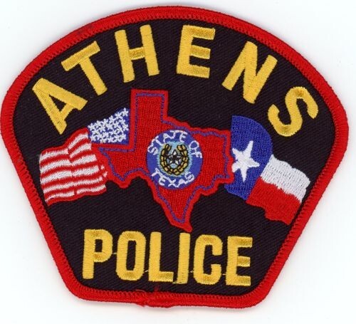 TEXAS TX ATHENS POLICE NICE SHOULDER PATCH SHERIFF | eBay