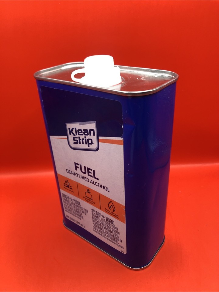 Klean Strip Denatured Alcohol Clean Burning Fuel 1 quart Marine Clean ...