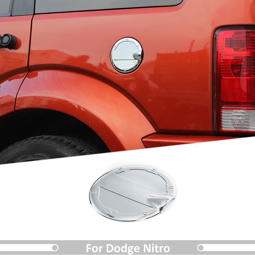 Door Fuel Tank Gas Cap Cover Sticker Chrome For Dodge Nitro Jeep ...