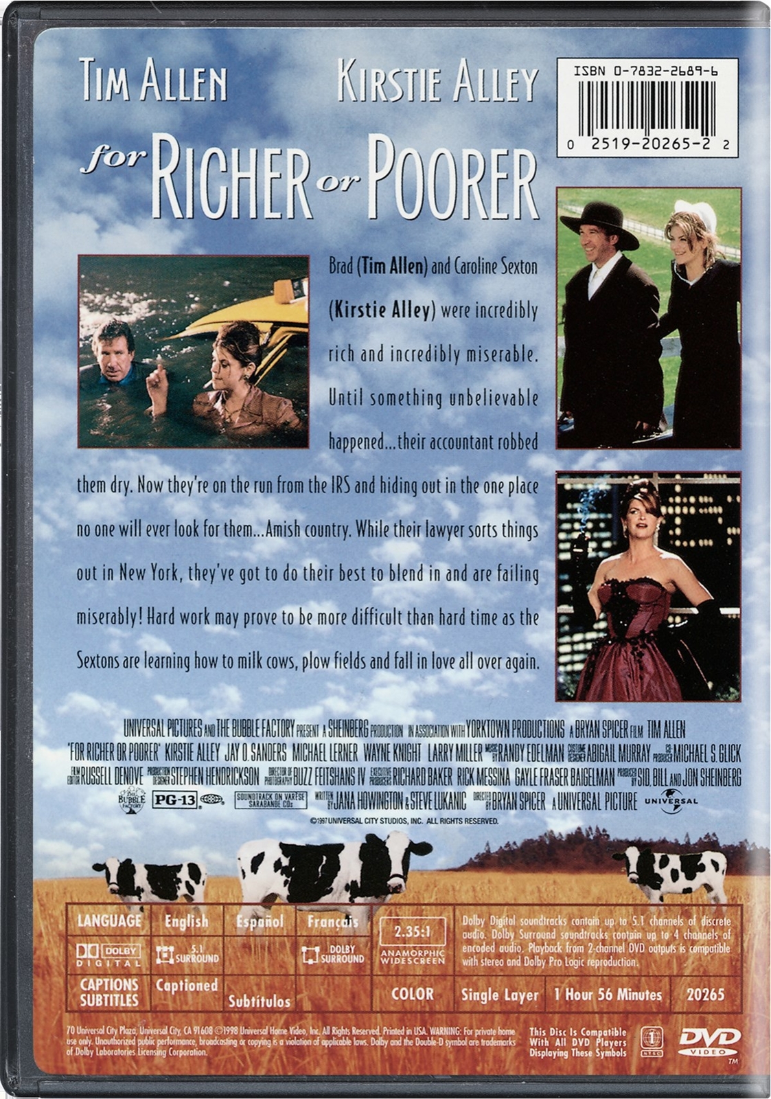 For Richer Or Poorer DVD Tim Allen NEW 25192026522 | eBay