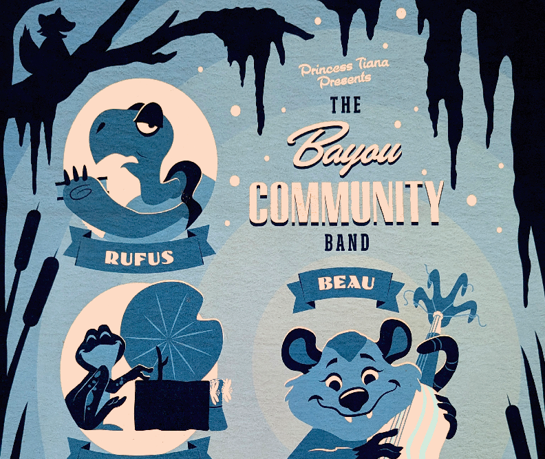 Tiana's Palace Tiana Bayou Adventure Attraction Bayou Community Band ...