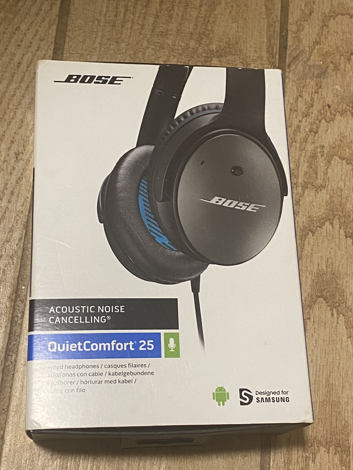 OPEN B Bose QuietComfort 25 Noise Cancelling Headphones QC25 NIB ...