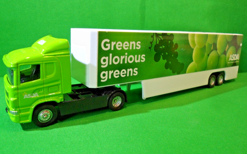 Corgi Superhaulers 1:64 TY86661 Scania Asda Truck & Trailer Diecast ...