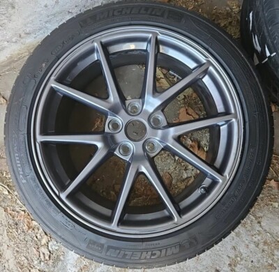 Tesla Model 3,18" OEM Aero Grey Rim,OEM Tpms,235/45/18 Michelin High ...