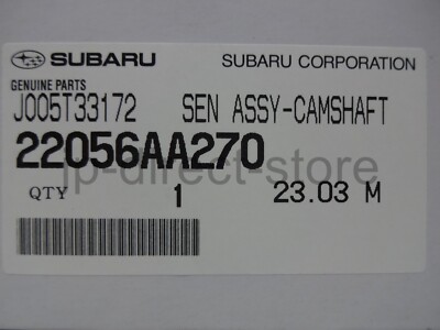 Genuine Subaru Camshaft Position Sensor 22056AA270 OEM | eBay