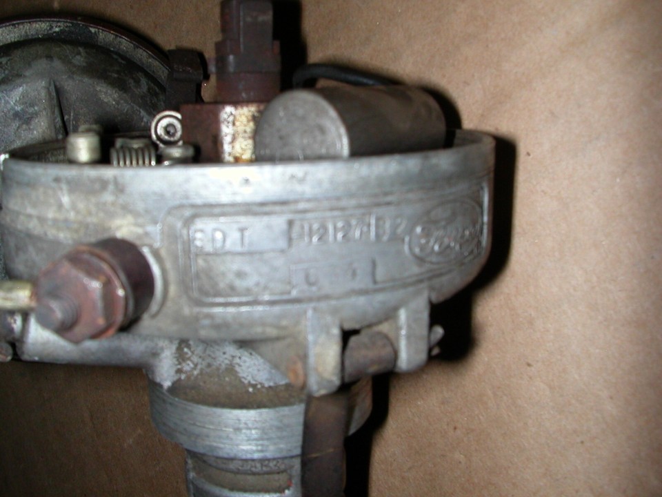 OEM POINTS-TYPE DISTRIBUTOR - 1956 FORD 292 Y-BLOCK - #FDT-12127-B2 ...