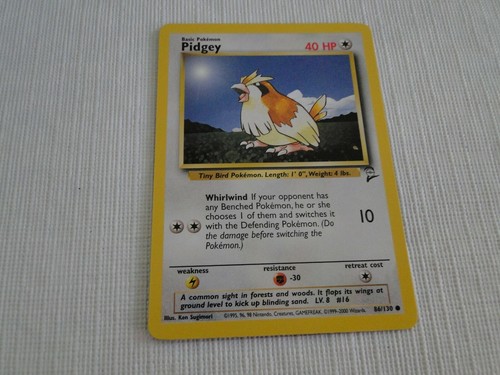 2000 Pokemon Wizards Base Set 2 Pidgey Card 86/130 | eBay