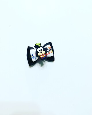Handmade Hair Bows - Disney - Mickey and Friends - Goofy #3 Small Bow ...