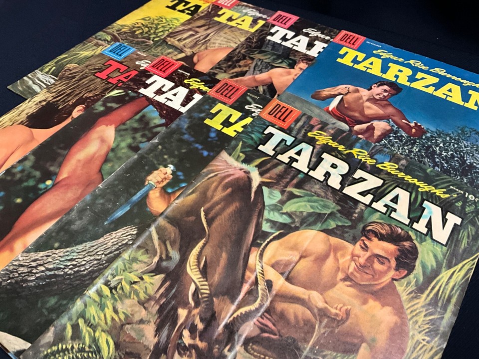 Tarzan Dell Comics Lot #3, 8-issues, #76,78,83,86,90,96,99,100 | eBay