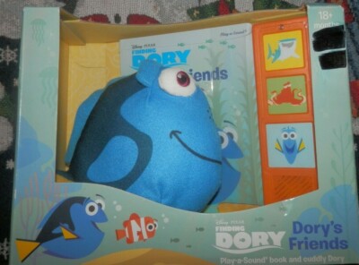 Disney Pixar Finding Dory Friends Play A Sound Book And Cuddly Dory's ...