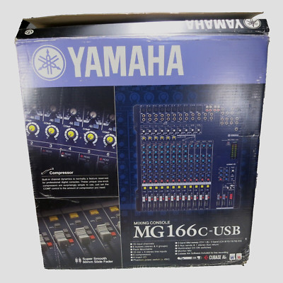 Yamaha MG166C USB 16-Channel Stereo Professional Mixer w/ Power and ...