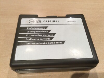 GENUINE VAUXHALL ASTRA J K ZAFIRA C INSIGNIA B VIVA LOCKING WHEEL NUTS ...