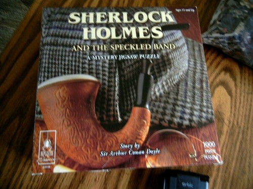 Sherlock Holmes and the Speckled Band: A Mystery Jigsaw Puzzle, 1000 ...