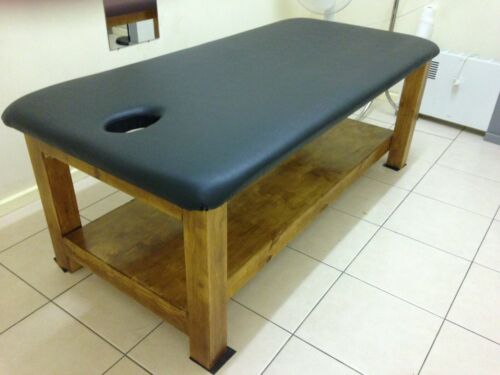 ULTRASTYLE THAI MASSAGE TABLE LIGHT WALNUT FLAT RACK L190 H70 W85cm AUS ...