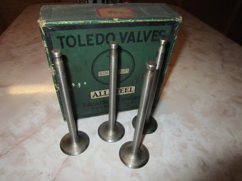 4 NORS T521 Toledo Steel Intake Valves, 1928 1929 1930 Dodge Brothers ...